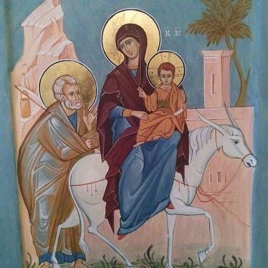 Η ΣΥΝΑΝΤΗΣΗ ΤΗΣ ΠΑΝΑΓΙΑΣ ΜΕ ΤΟ ΛΗΣΤΗ ΚΑΤΑ ΤΗ ΦΥΓΗ ΤΟΥ ΙΗΣΟΥ ΧΡΙΣΤΟΥ ...